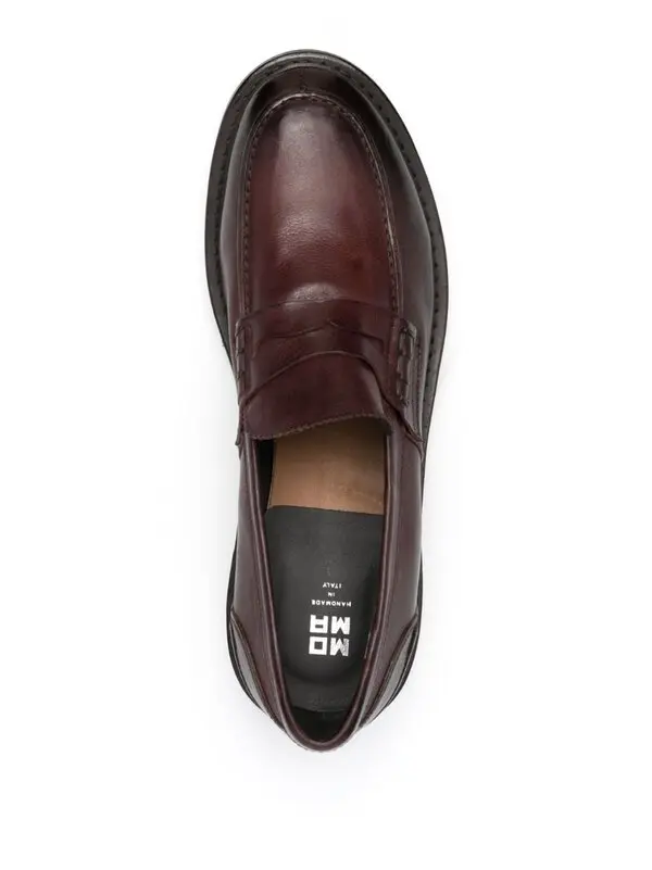 Moma Nairobi Penny-slot Leather Loafers