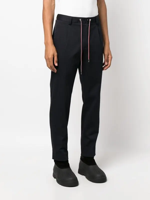 Moncler Drawstring-waist Straight-leg Trousers