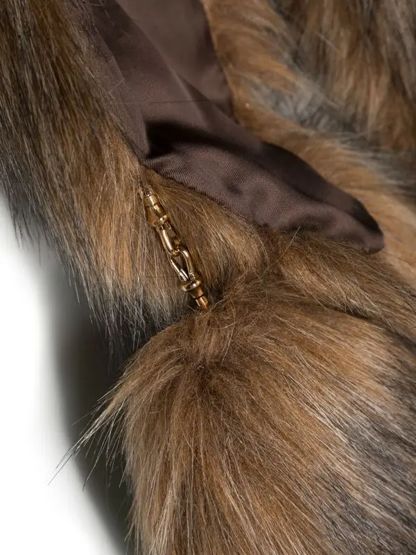 Moschino Detahcable-detail Faux-fur Scarf