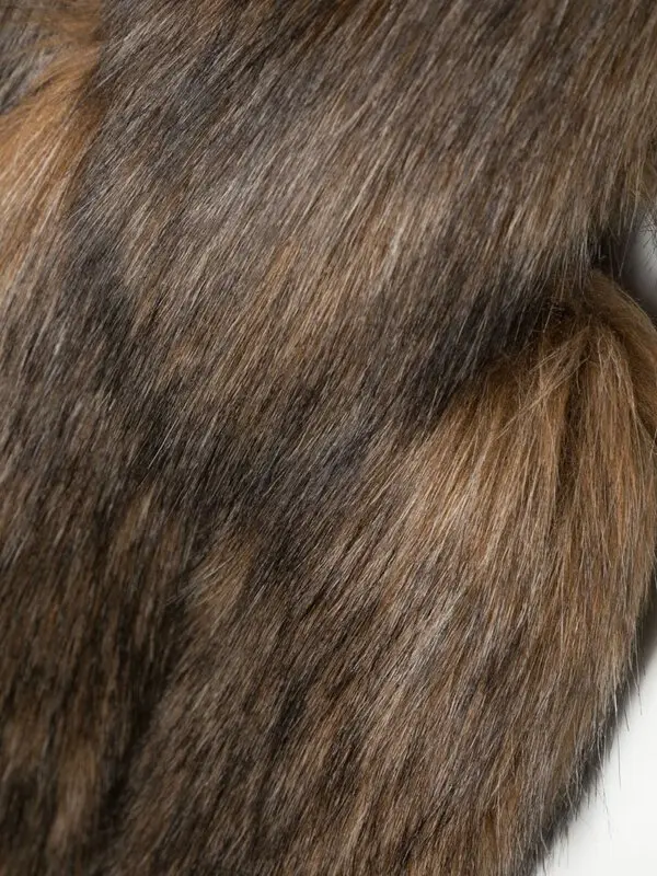 Moschino Detahcable-detail Faux-fur Scarf