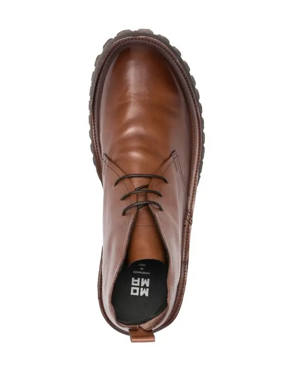 Moma Lace-up Leather Boots