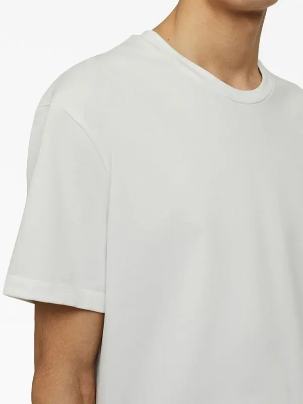 JIL SANDER Logo-plaque Cotton T-shirt - White