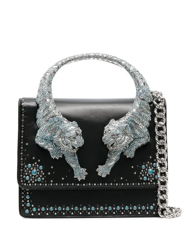 Roberto Cavalli Roar Crystal-embellished Shoulder Bag