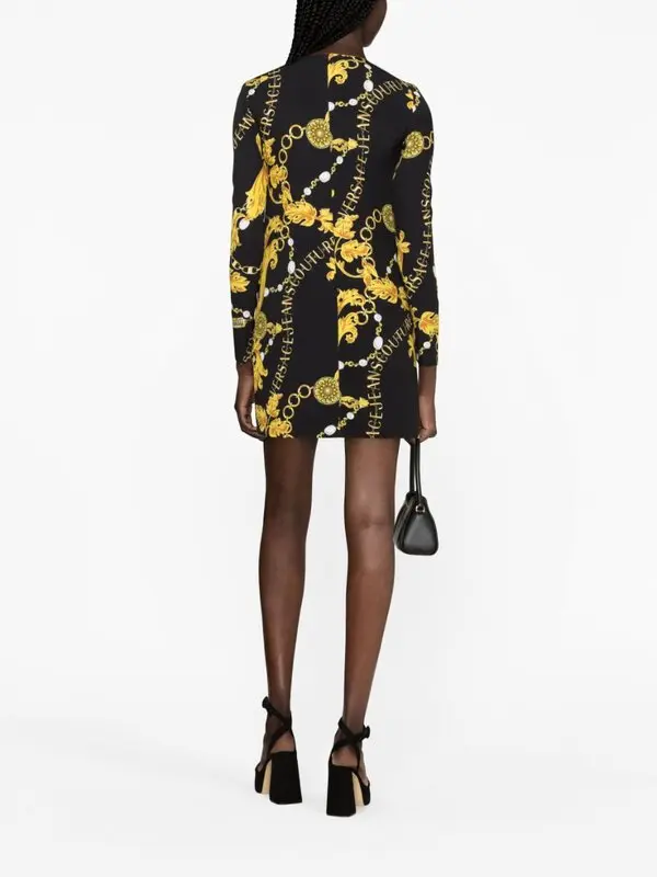 Versace Baroque Print Minidress