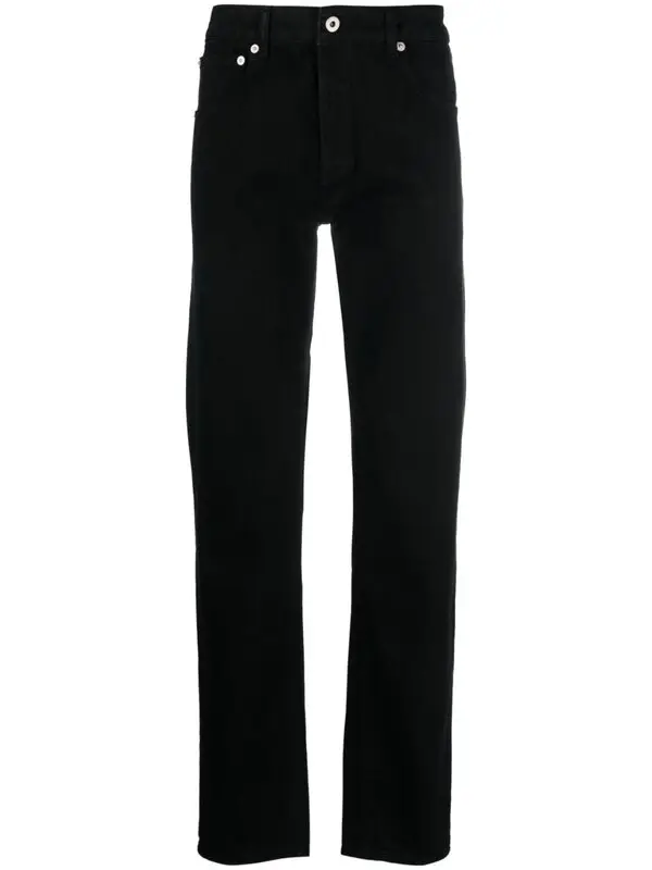 Kenzo Logo Patch Straight-leg Jeans