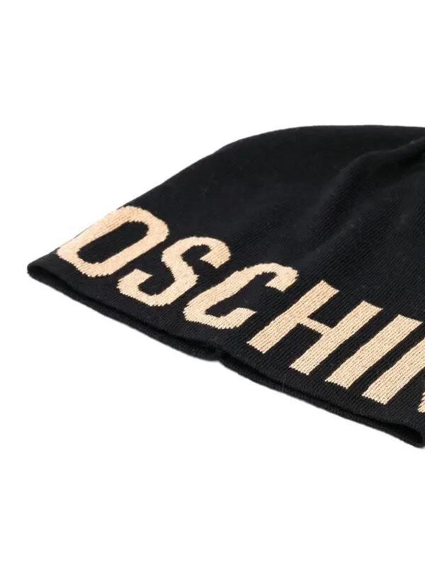 Moschino Logo-print Knit Beanie