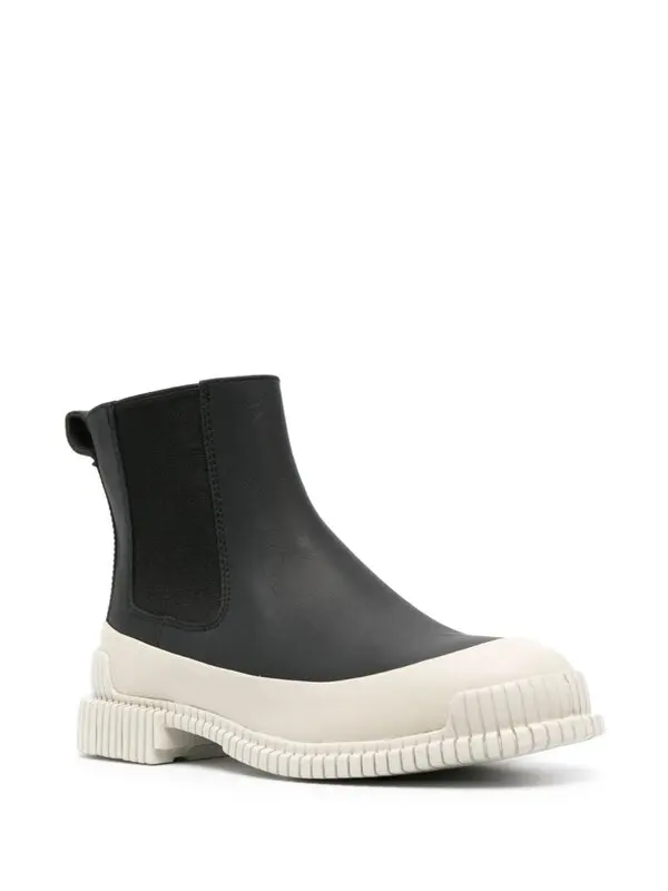 Camper Pix Slip-on Ankle Boots - Black