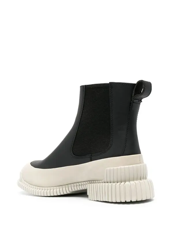 Camper Pix Slip-on Ankle Boots - Black