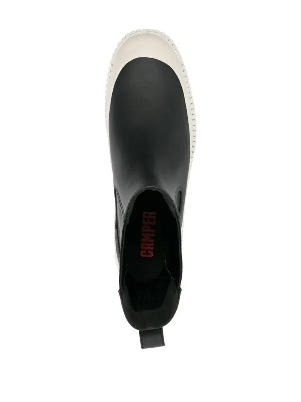 Camper Pix Slip-on Ankle Boots - Black