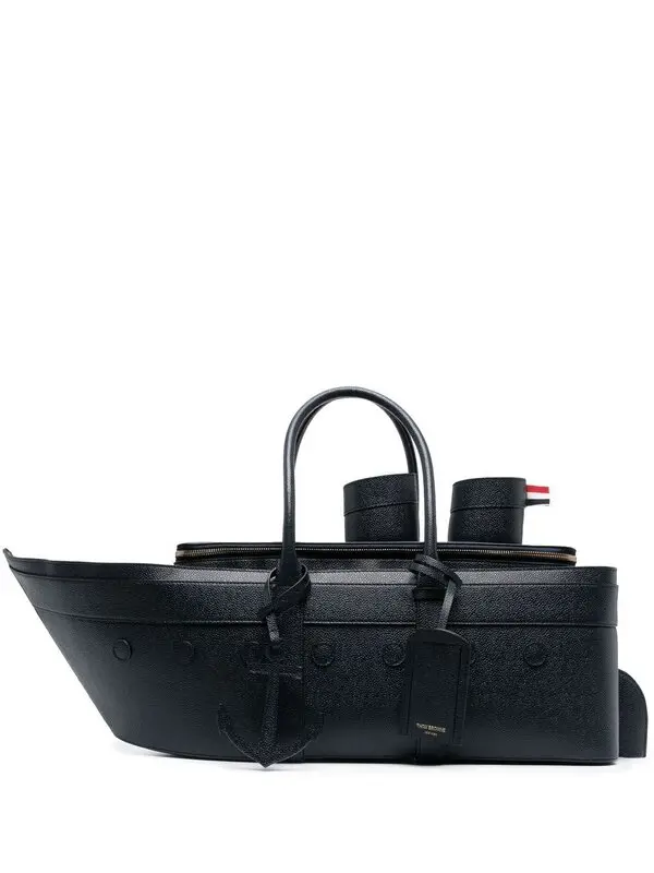 Thom Browne Cruise Liner Tote Bag - Blue