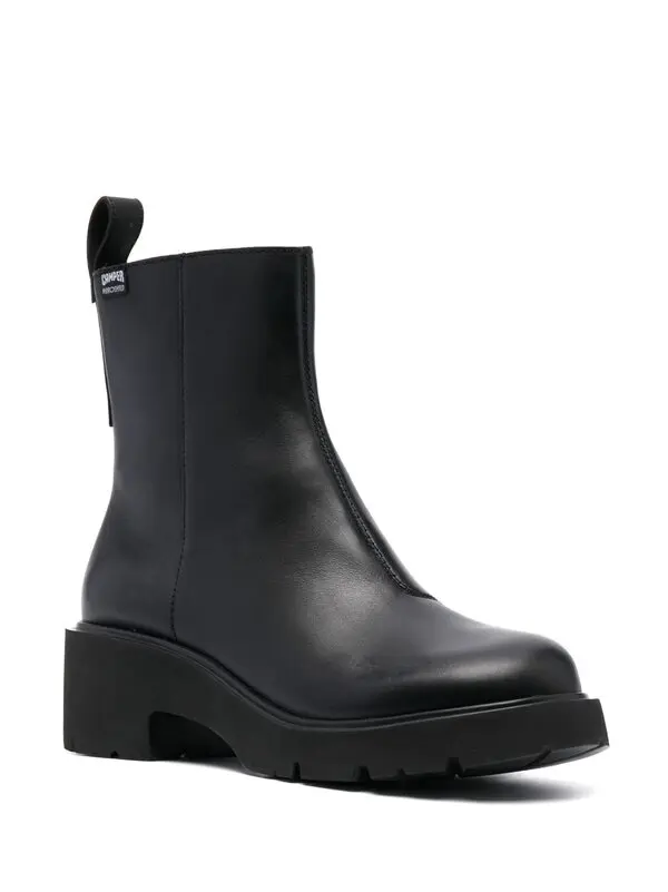 Camper Milah 75mm Ankle Boots - Black