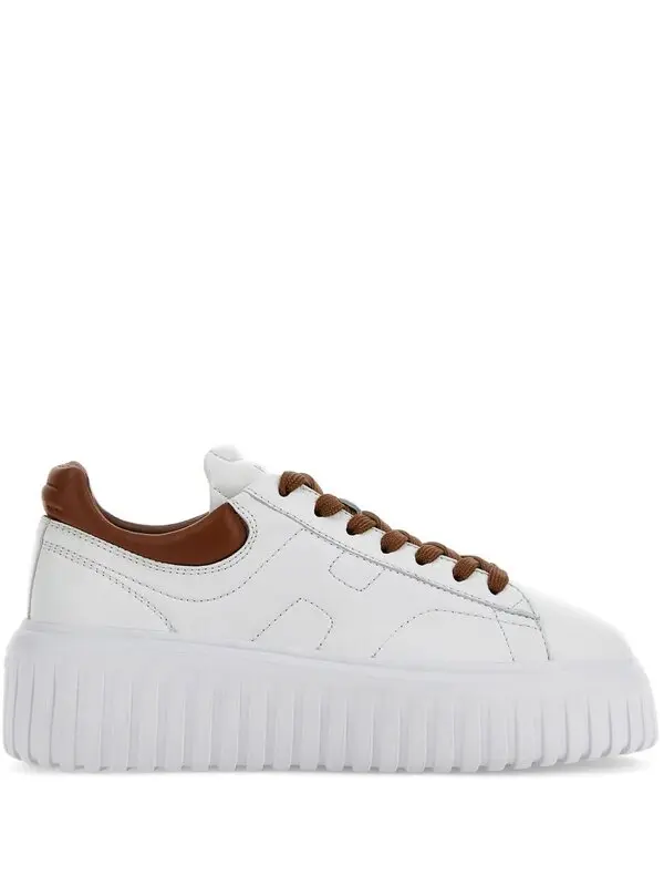 Hogan Logo-embroidered Sneakers - White