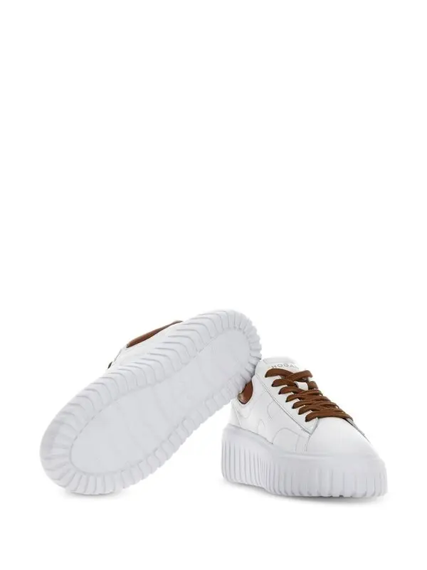 Hogan Logo-embroidered Sneakers - White