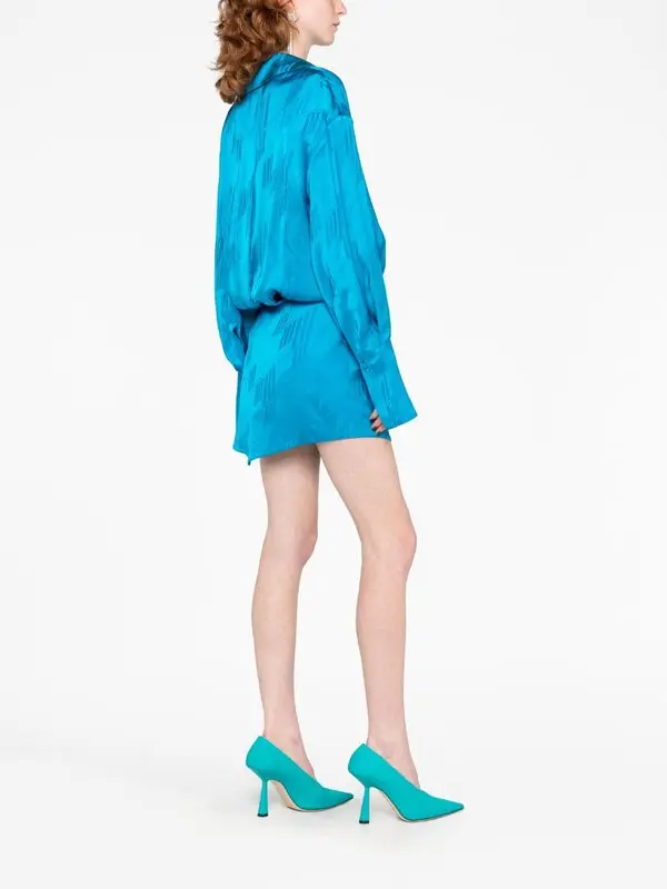 Attico Sylvie Jacquard Minidress