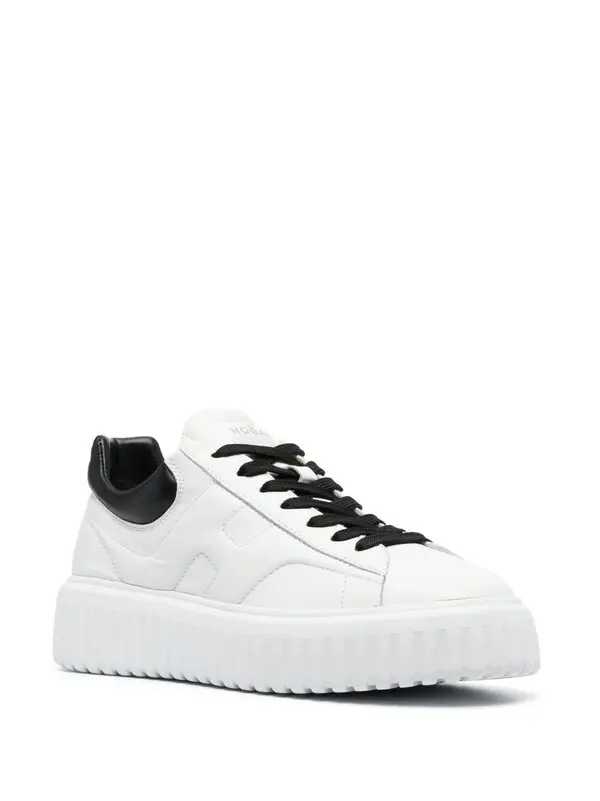 Hogan H-stripes Low-top Sneakers - White