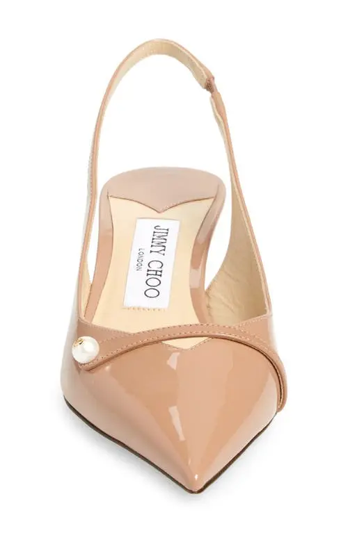 JIMMY CHOO Amita Slingback Pumps - Ballet Pink