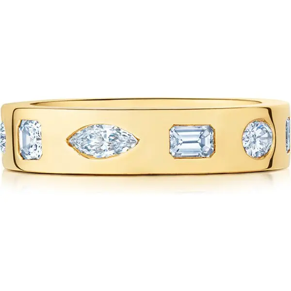 Kwiat Multi Shape Diamond Band Ring - Yellow Gold