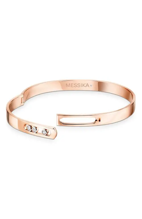 Messika Move Noa Diamond Bangle - Rose Gold