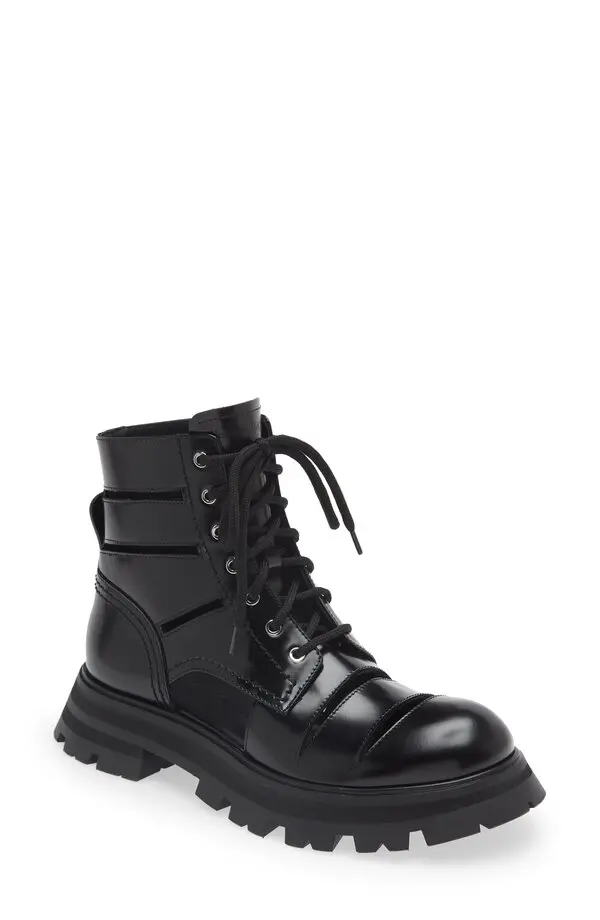 Alexander McQueen Wander Slash Combat Boot
