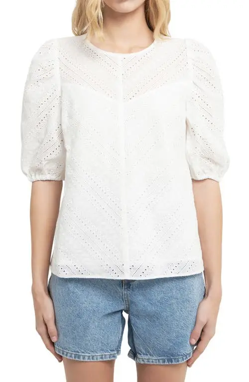 English Factory Eyelet Blouse
