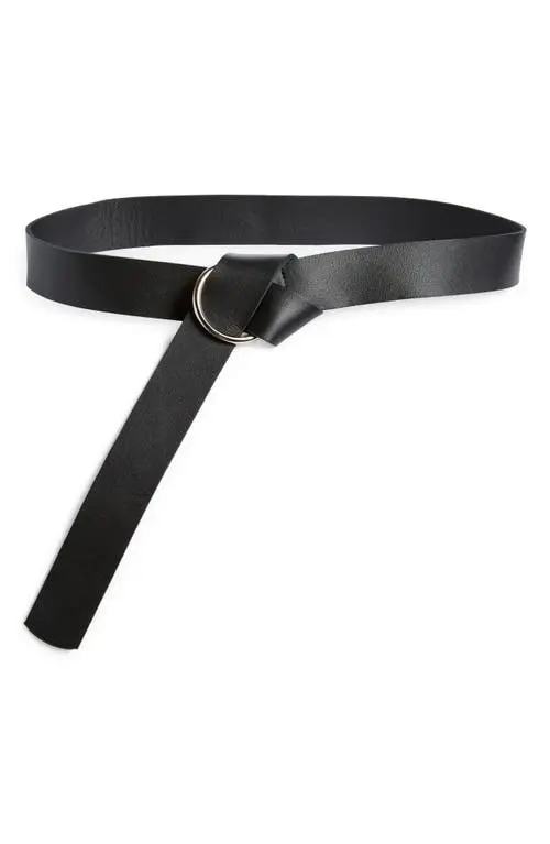 ADA Pia Leather Belt - Black