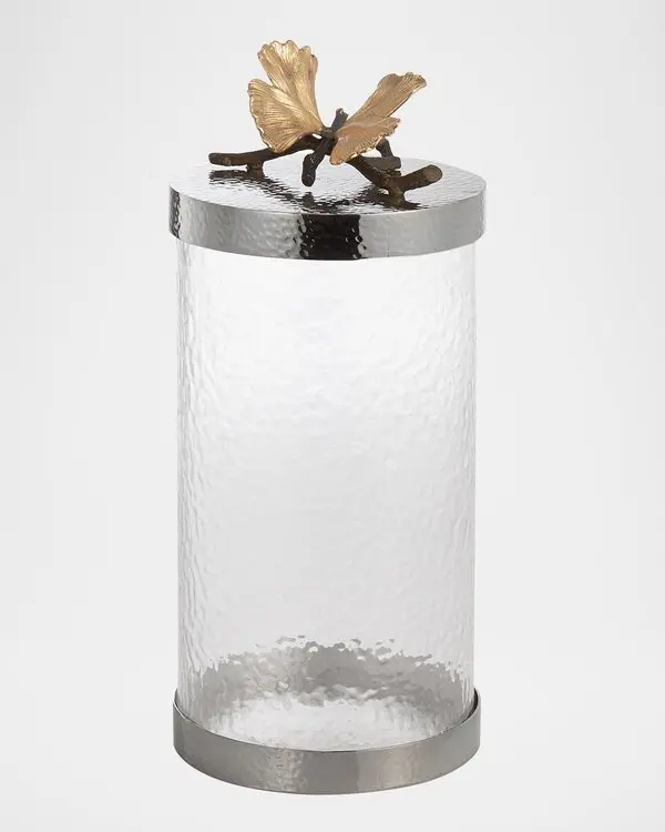 Michael Aram Butterfly Ginkgo Large Canister - Clear