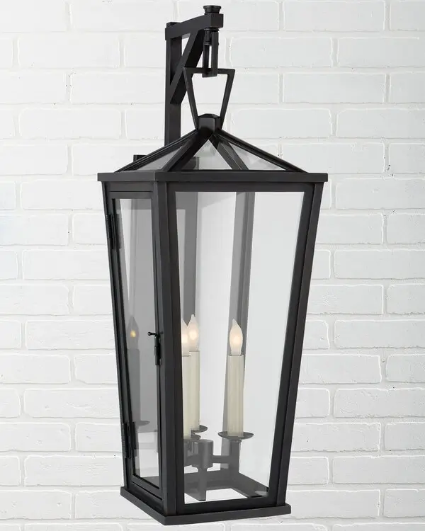 VISUAL COMFORT & CO. Darlana 27" 3-light Bracketed Wall Lantern Chapman & Myers