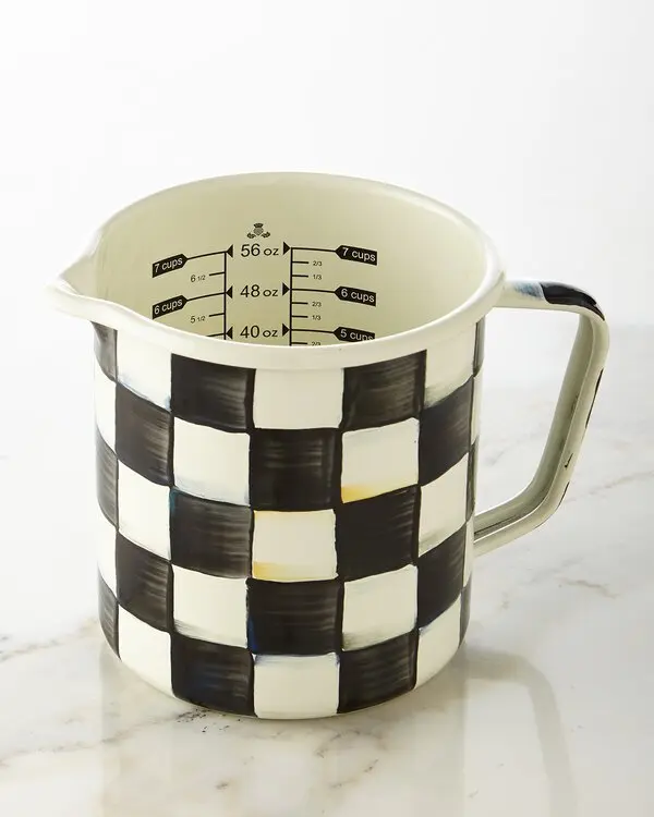 MACKENZIE-CHILDS Courtly Check Measuring Cup