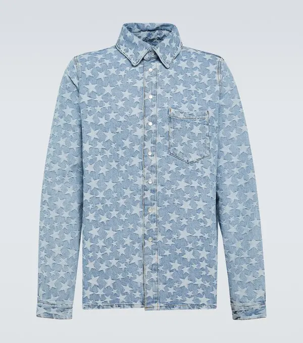 ERL Jacquard Denim Overshirt