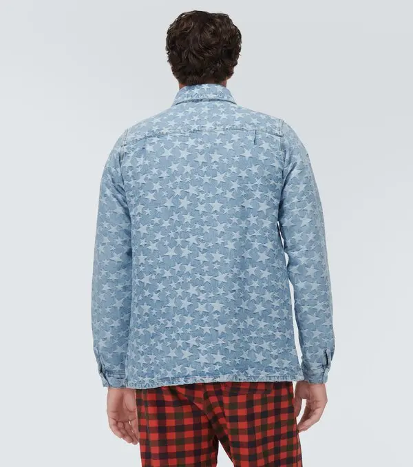 ERL Jacquard Denim Overshirt