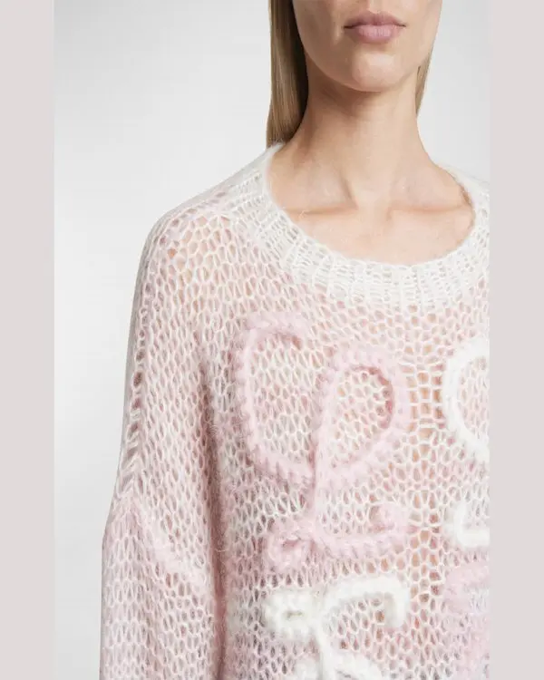 Loewe Striped Anagram Knit Sweater