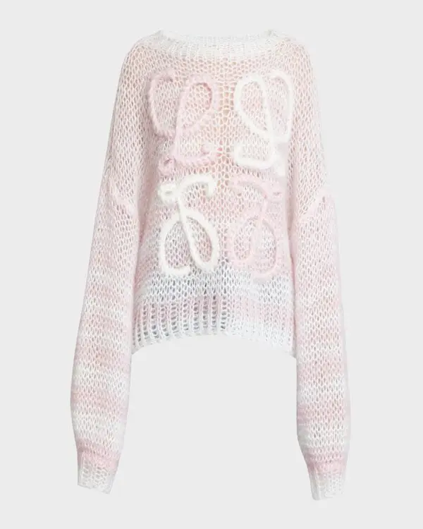Loewe Striped Anagram Knit Sweater