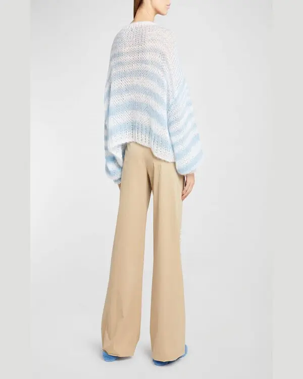 Loewe Striped Anagram Knit Sweater
