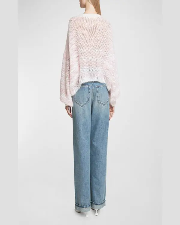 Loewe Striped Anagram Knit Sweater