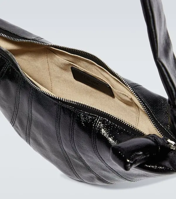 LEMAIRE Small Croissant Shoulder Bag - Black