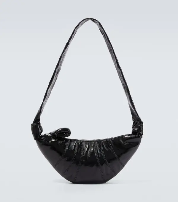 LEMAIRE Small Croissant Shoulder Bag - Black
