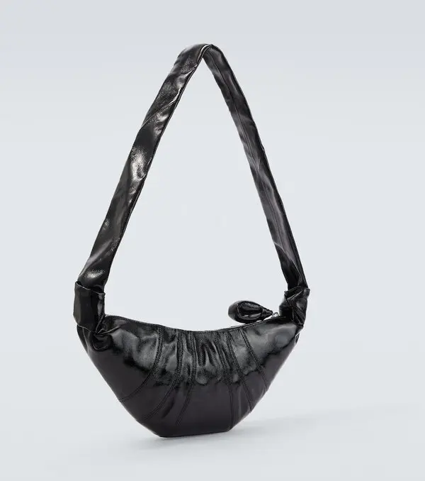 LEMAIRE Small Croissant Shoulder Bag - Black
