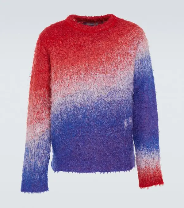 ERL Gradient Mohair-blend Sweater - Multicoloured