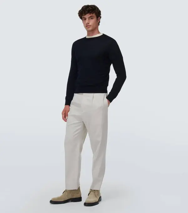 TOD'S Suede Desert Boots - Beige