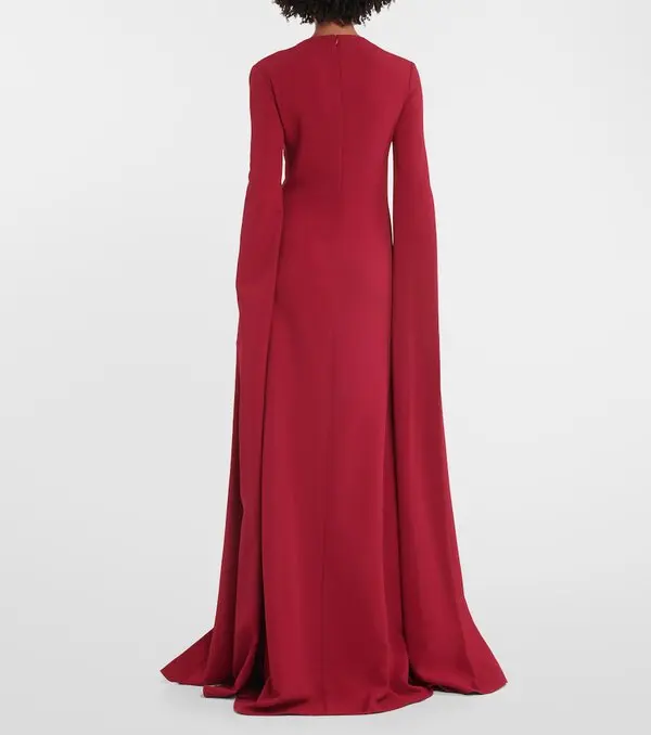 Elie Saab Embellished Crêpe Gown