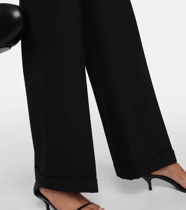 TOTEME Straight Wool-blend Trousers