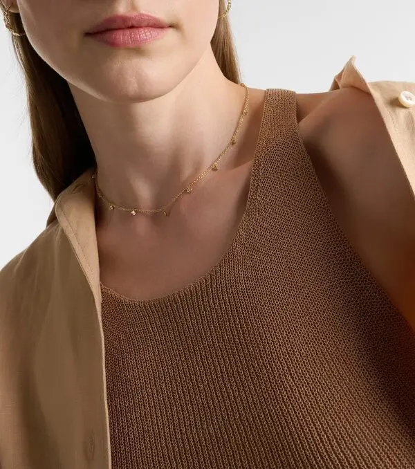 OCTAVIA ELIZABETH Micro Nesting Gem Diamond Necklace