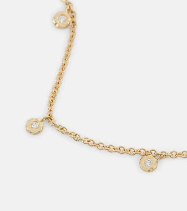 OCTAVIA ELIZABETH Micro Nesting Gem Diamond Necklace