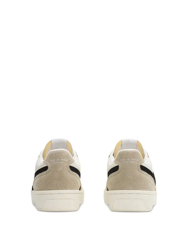 Rag & Bone Retro Court Lace Up Sneakers - Dove/sand