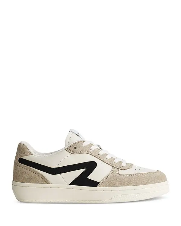 Rag & Bone Retro Court Lace Up Sneakers - Dove/sand