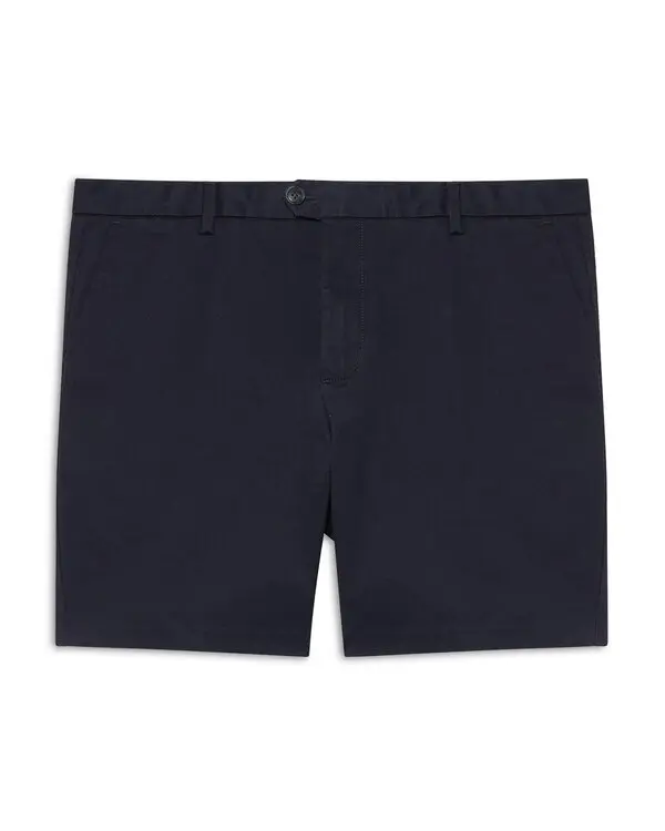REISS Wicket Casual Chino Shorts - Navy