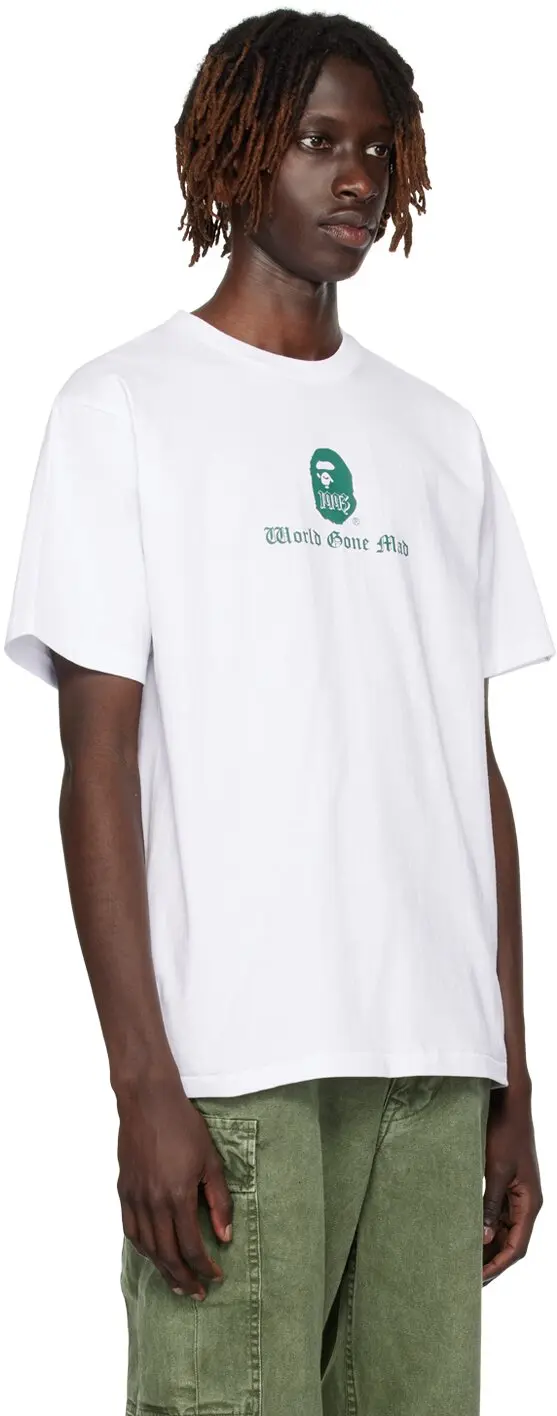 A BATHING APE WORLD GONE MAD Tシャツ S 25282174~white_1.webp