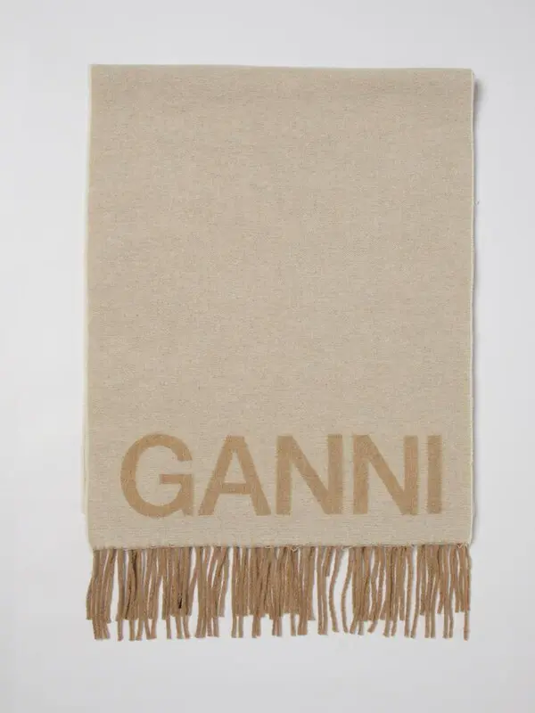 GANNI Scarf - Beige