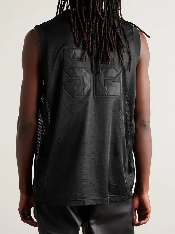 Givenchy Logo-appliquéd Mesh Tank Top