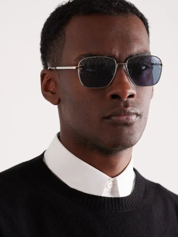 Dior Cd Diamond S4u D-frame Sunglasses - Silver